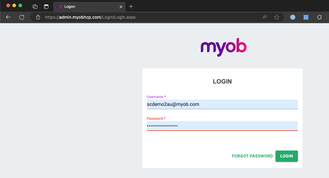 Managing Hosted Compliance Staff Accounts – MYOB Hosted Compliance ...